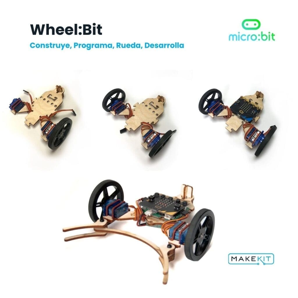 Wheel:Bit - Construye y programa un auto desde 0 con micro:bit | Prodelab