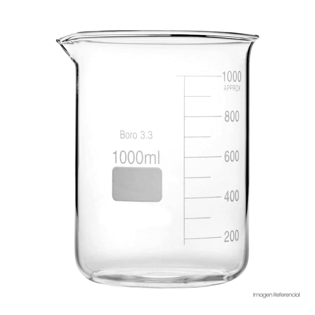 Vaso Precipitado 2000 ml Boro 3.3 | Vidrio de Laboratorio