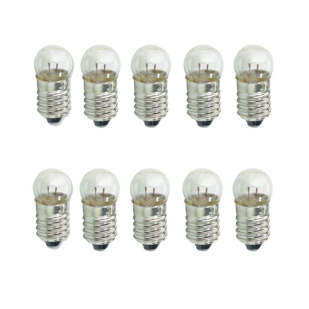 Set educativo de 10 bombillas E10 de 3.8 V. Ideales para experimentos ...
