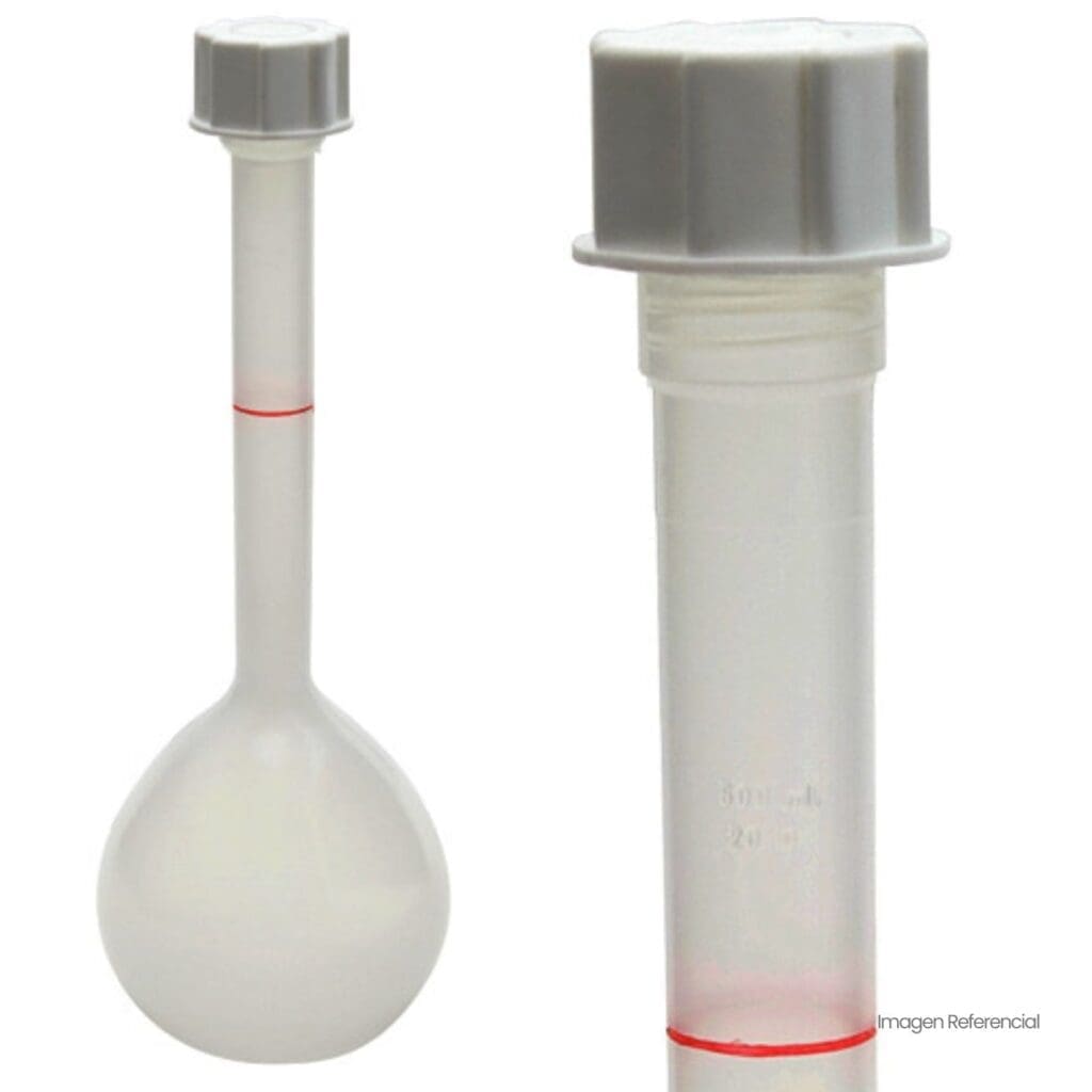 Matraz Aforado 250 ml Polipropileno con Tapa | Uso Técnico